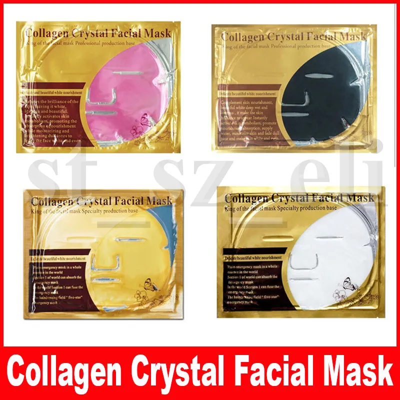 Collagen Crystal Gold Powder Face Mask Sheet Moisturizing Anti Aging ...