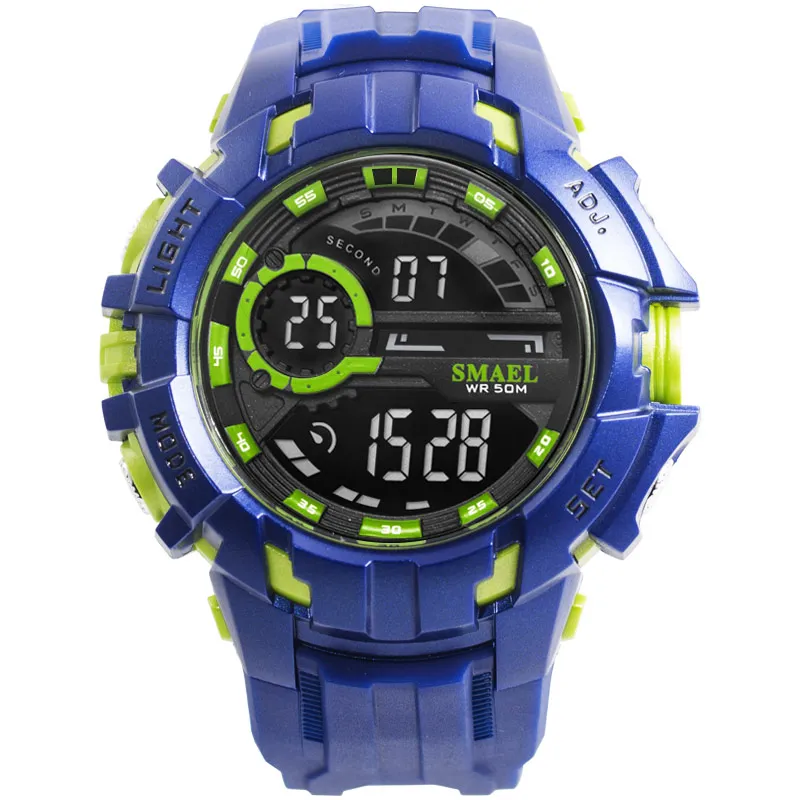 Male Digital Watches: Rugged Sport Wristwear, Waterproof Design, Shock ...