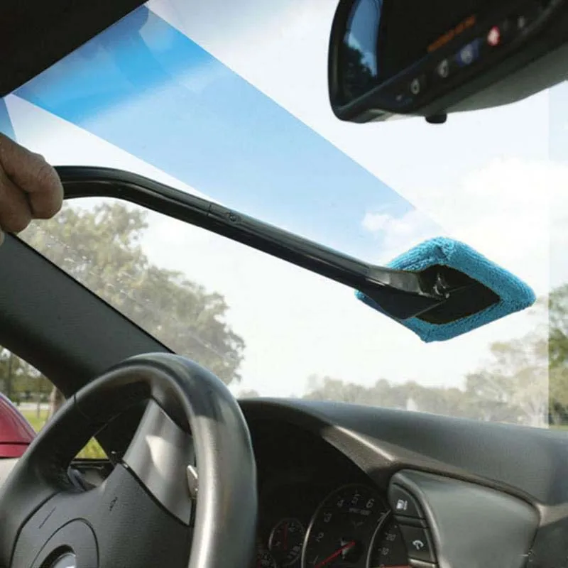 Advanced Microfiber Windshield Cleaning Brush Extendable Car Window ...