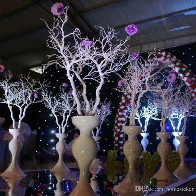 93cm Plastic Coral Tree Branch DIY Wedding Road Leading Home Garden ...