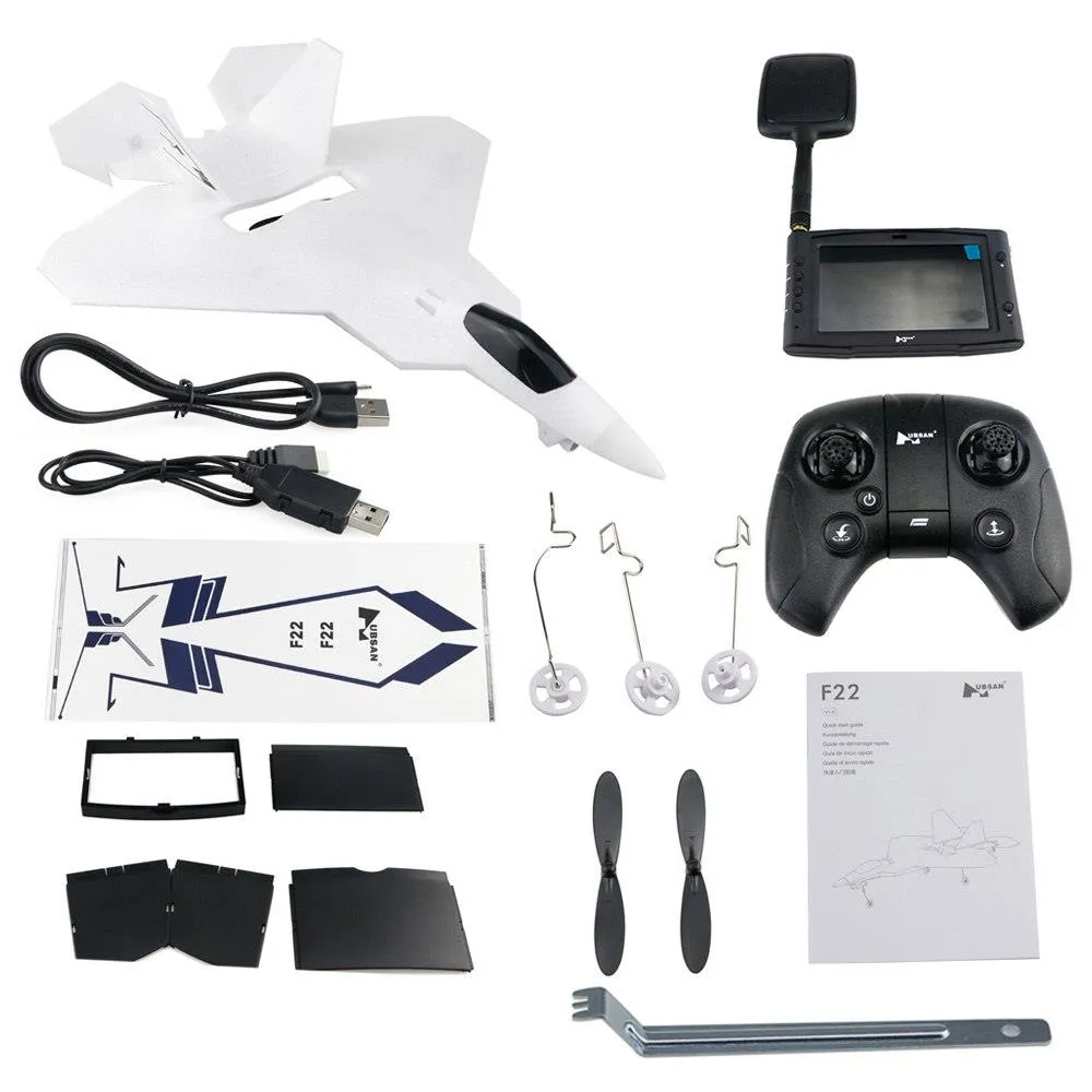 Hubsan F22 2.4G 4CH 310mm EPO GPS FPV RC Airplane With 720P Flying ...