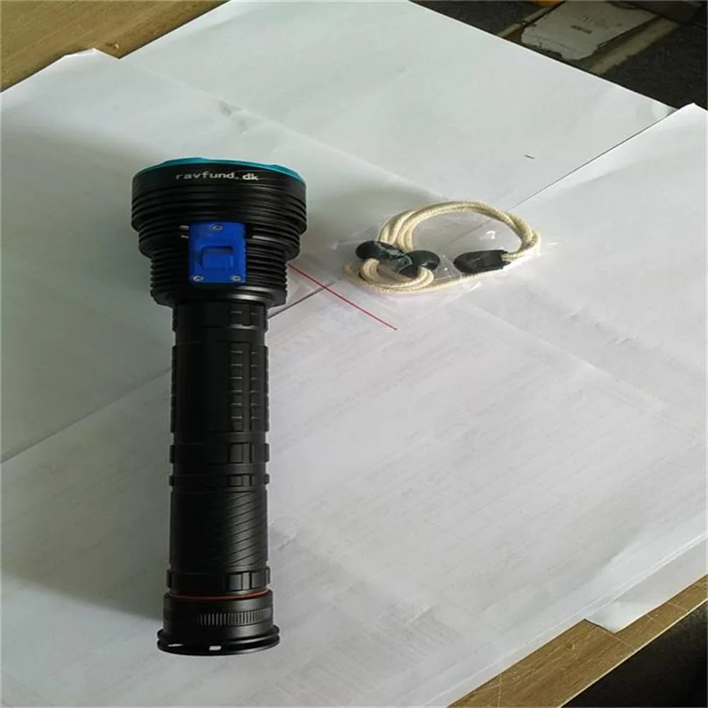 High Power Underwater UV Submersible Flashlight | Waterproof 100M ...