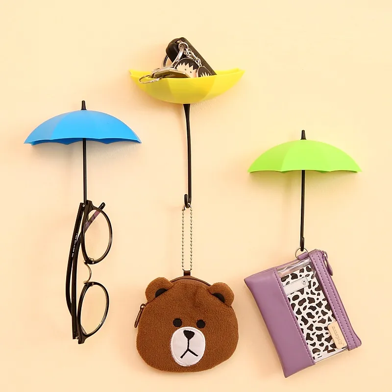 DHgate.com:Creative Umbrella-Shaped Key Holder Rack | Wall-Mounted ...