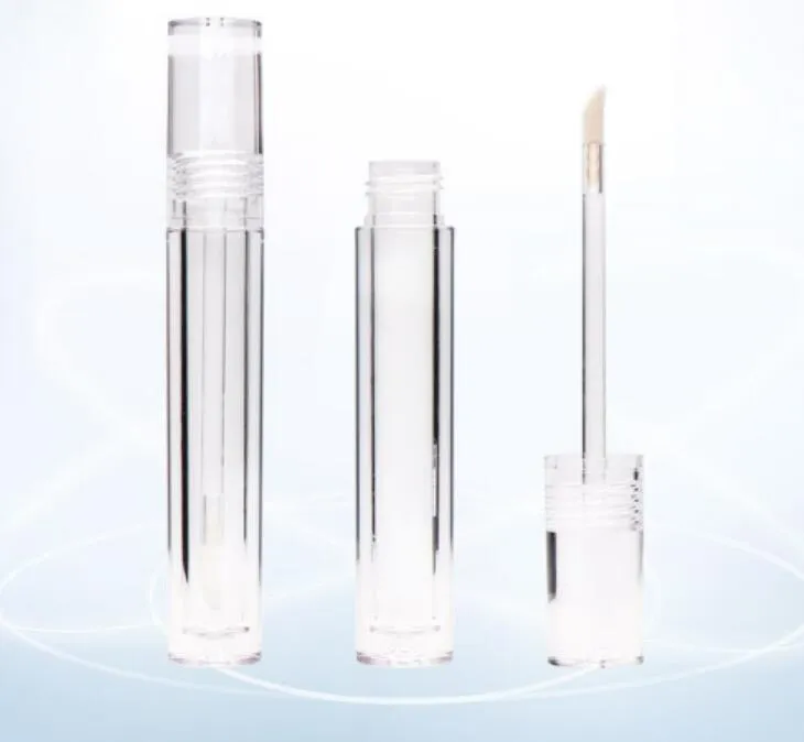 Wholesale 100 Clear Round Syringe Lip Gloss With Wand 7.8ML Capacity ...