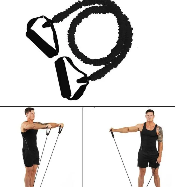DHgate.com:Elastic Resistance Bands - Durable Rubber Fitness Pull Rope ...