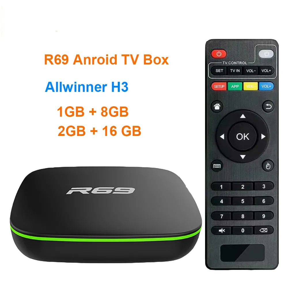 Android 10 TV Box - Smart Set Top Box 2G 16G, Quad-Core, 2.4G WiFi ...