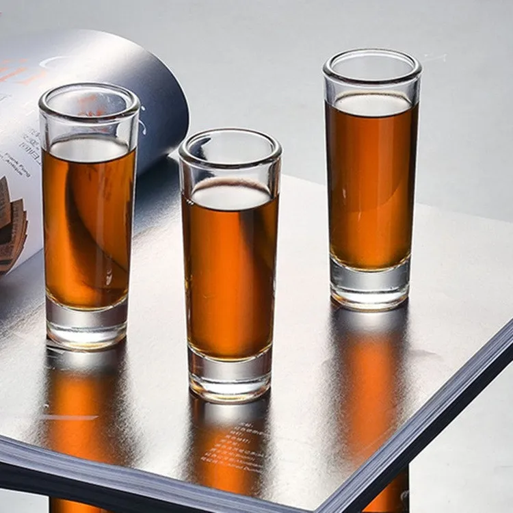 Custom Logo 2oz Shot Glasses - Wholesale Cylinder Vodka Tequila ...