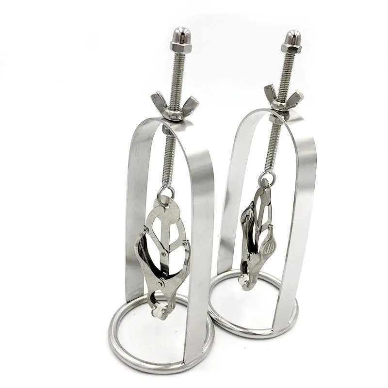 Butterfly Clamps Cages Adjustable Nipple Torture Bdsm Bondage
