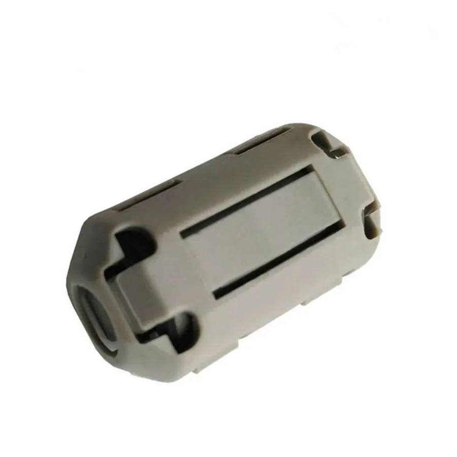 Grey Ferrite Noise Cancelling Split Clamp Clip EMI Filter Core for 6 ...