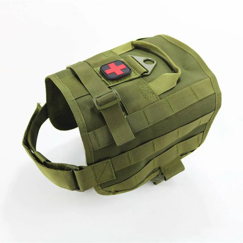 K9 Tactical Military Molle K9 Voyager Dog Coats Vest Harness Pet ...