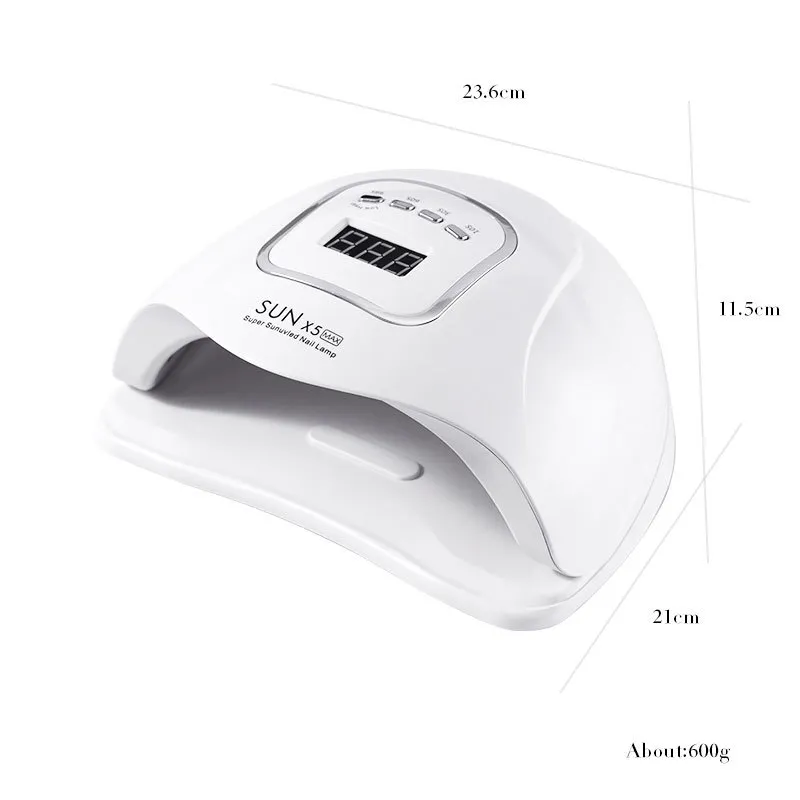 Professional Nail Dryer: 150W UV LED Light For Quick Gel Polish Curing ...