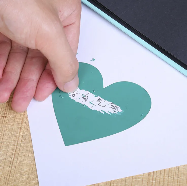 New Design Creative Gift Message Sticker Scratch Stickers Coating ...