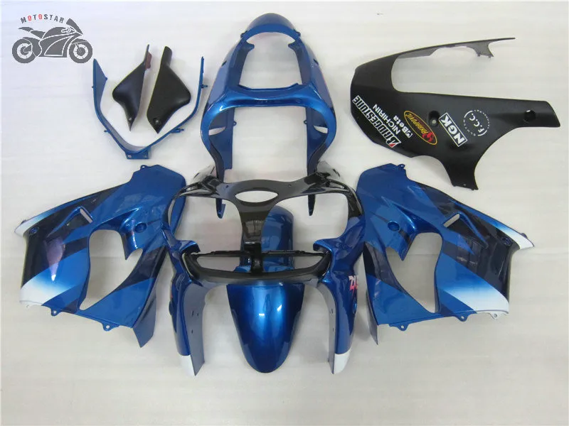 Kawasaki Ninja ZX9R 2000 2001 Blue Black Fairing Set From Motostar ...