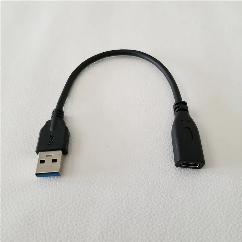 2024 Version USB 3.0 To USB C Data Transfer Extension Cable, 15cm Black ...