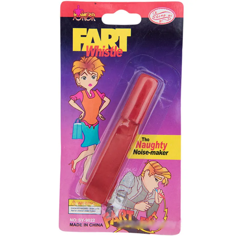 Creative Prank Fart Whistle For Kids Wind Up Novelty Toys Trick Game ...