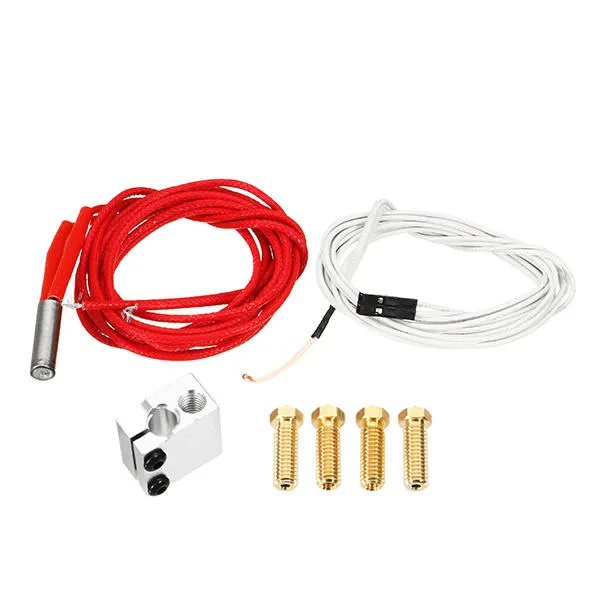 DHgate.com:3D Printer Thermistor Hot End Kit: 1.75mm Volcano Nozzle ...