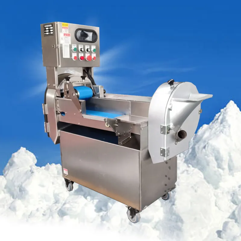 Industrial Vegetable Slicing and Dicing Machine Stainless Steel 45.7 × ...