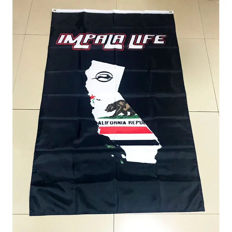 Impala Life Flag Love Sports Man Personality 3*5ft 90cm*150cm Polyester ...