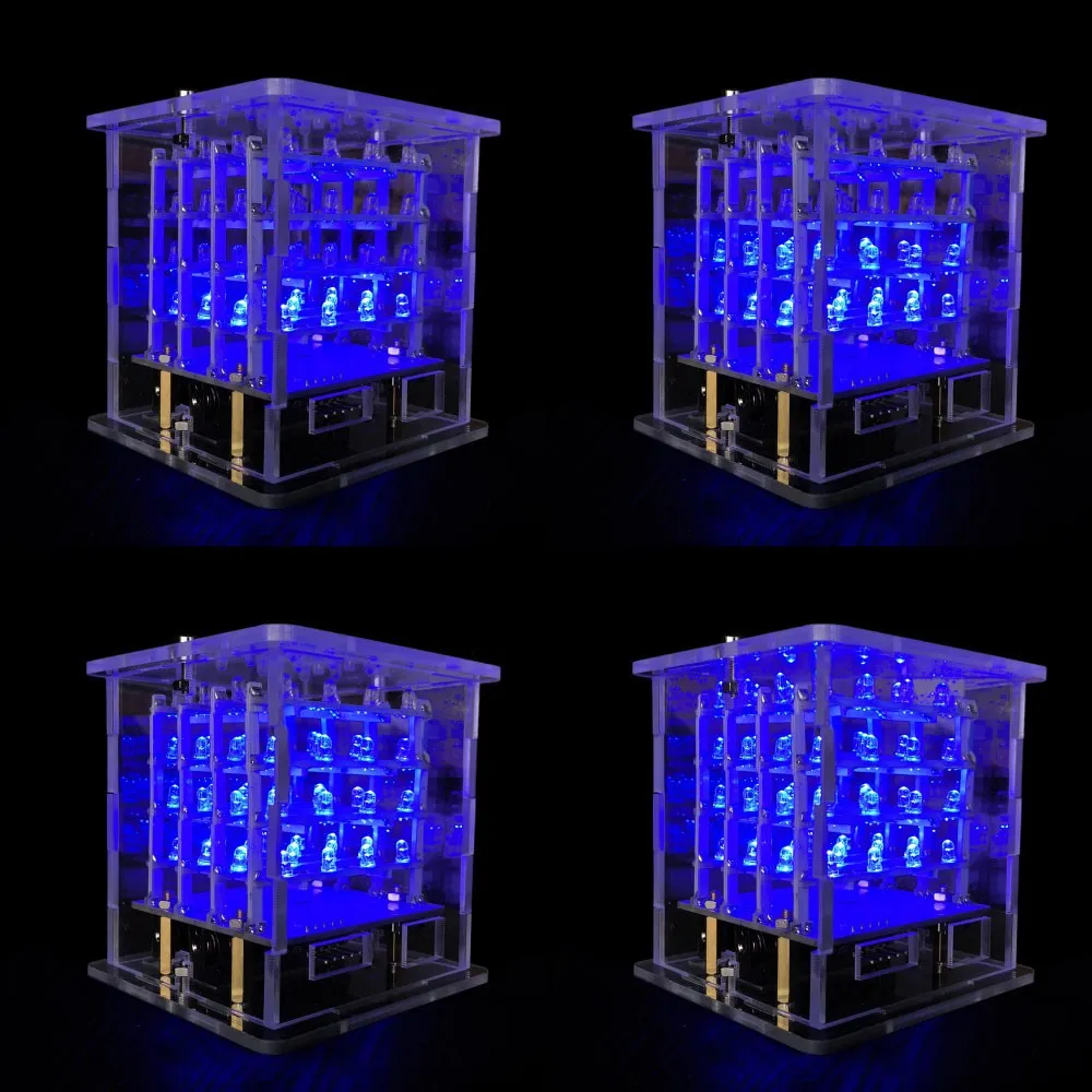 Wholesale New 4x4x 4 LED Cube Kit With FTDI Module And Manual VasRC For ...