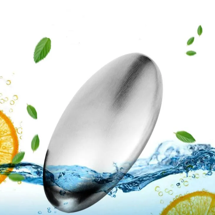 Oval Stainless Steel Odor Absorber: Magic Hand Soap Bar for Kitchen ...