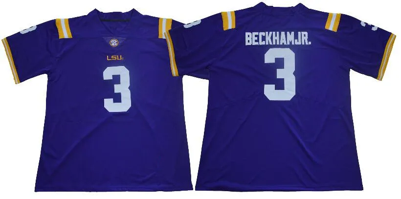 2020 LSU Tigers Jerseys 9 Joe Burrow, 125th, 3 Odell Beckham Jr., 7 ...