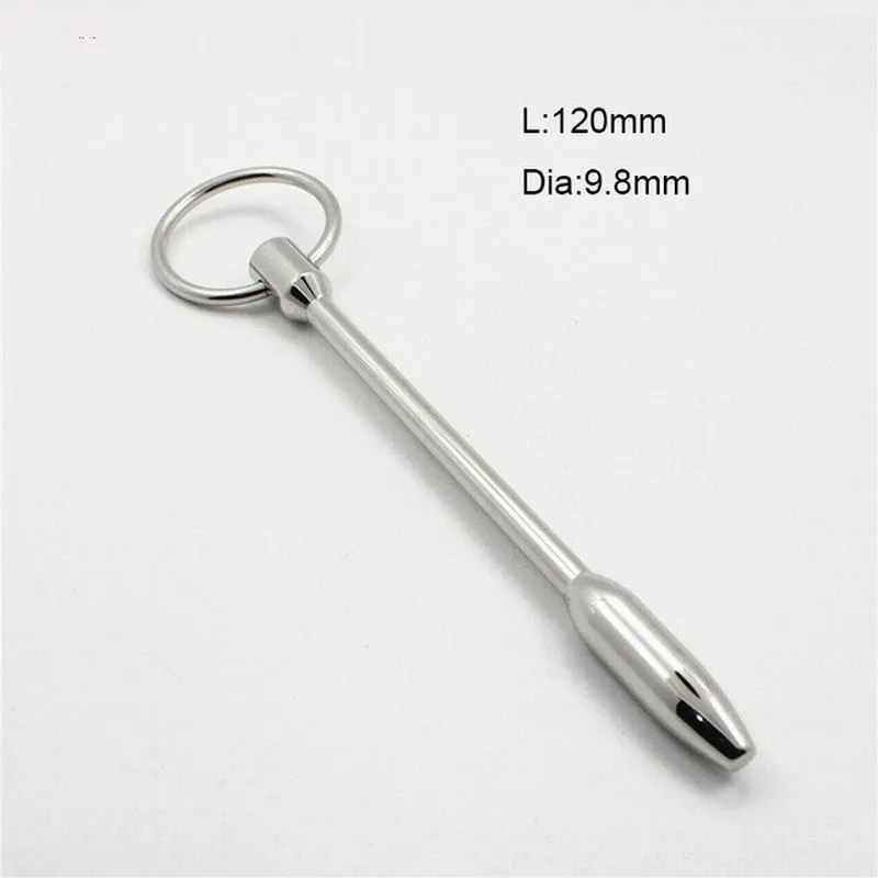 Stainless Steel Urethral Sounding Rod Set Penis Plug Anal Dilator