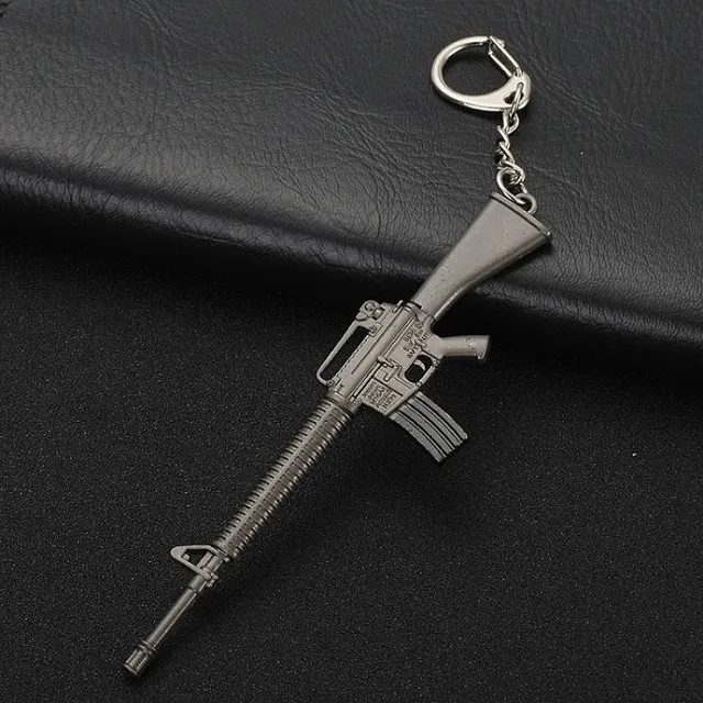 Mini Gun Top Gun Maverick Keychain 12cm AKM Model For AK 47 Toys ...
