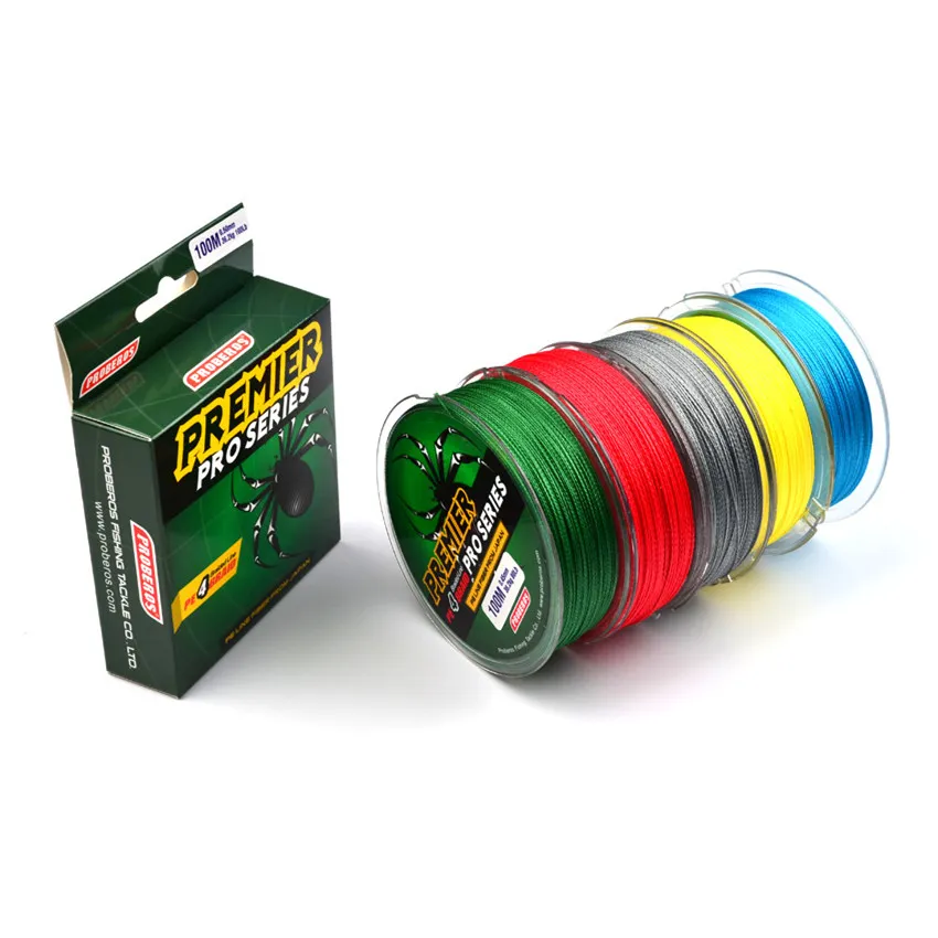 DHgate.com:100Meters1box 5 Color Fishing Lines 4 Weaves Braided PE Line ...