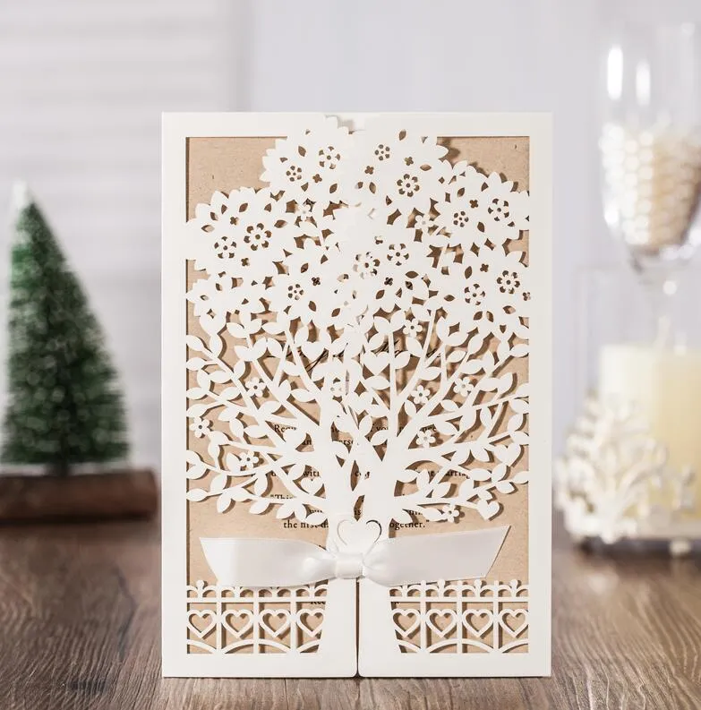 DHgate.com:Exquisite Laser Cut Wedding Invitations with RSVP Cards ...