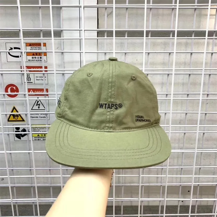 WTAPS Embroidered Flat Brim Raf Baseball Cap For Men And WTAPS Embroidered Flat Brim Raf Baseball Cap For Men And