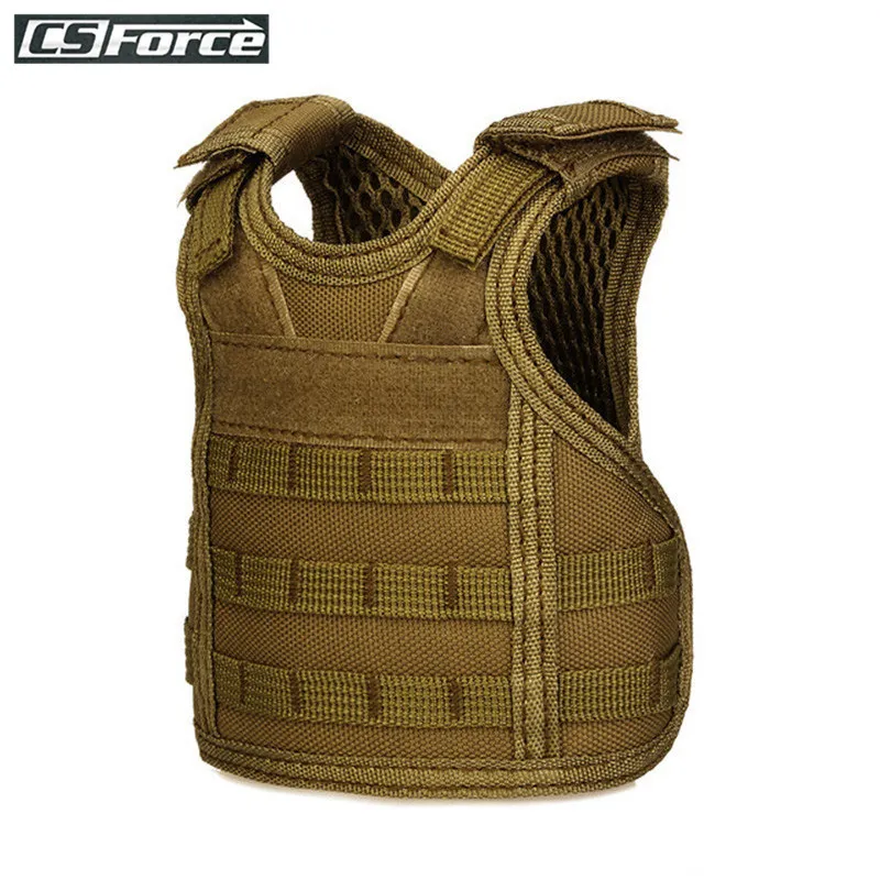 Adjustable Mini Tactical Vest With Shoulder Strap For Beer And Hunting ...