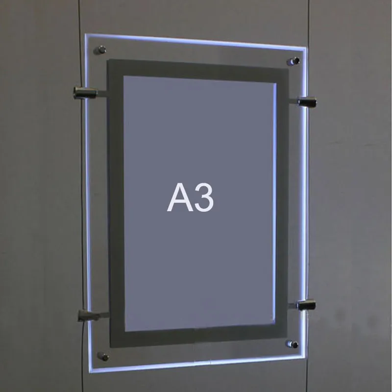 Wholesale 2 Unit A3 Double Sided LED Window Companies Display With ...