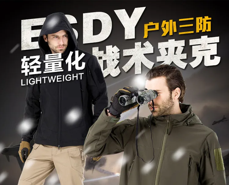 ESDY Shark Soft Shell Sweat Shirt With Capacitive Catch For Warmth And Style Outdoors From ...