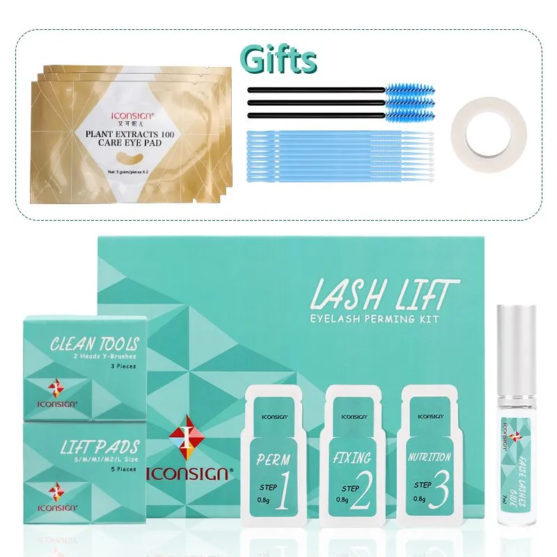 Iconsign Lash Lift Kit Sachet Perming Set Eyelash Growth Lashes Perm ...