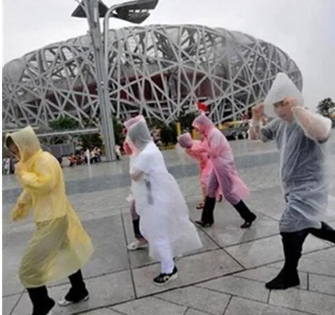 Disposable Poncho Lightweight Raincoat, Portable Plastic Raincoats For ...