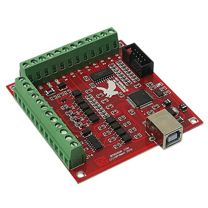 Tarjeta Control Movimiento USB Para CNC 4 Ejes Resistente 100 KHz Con ...