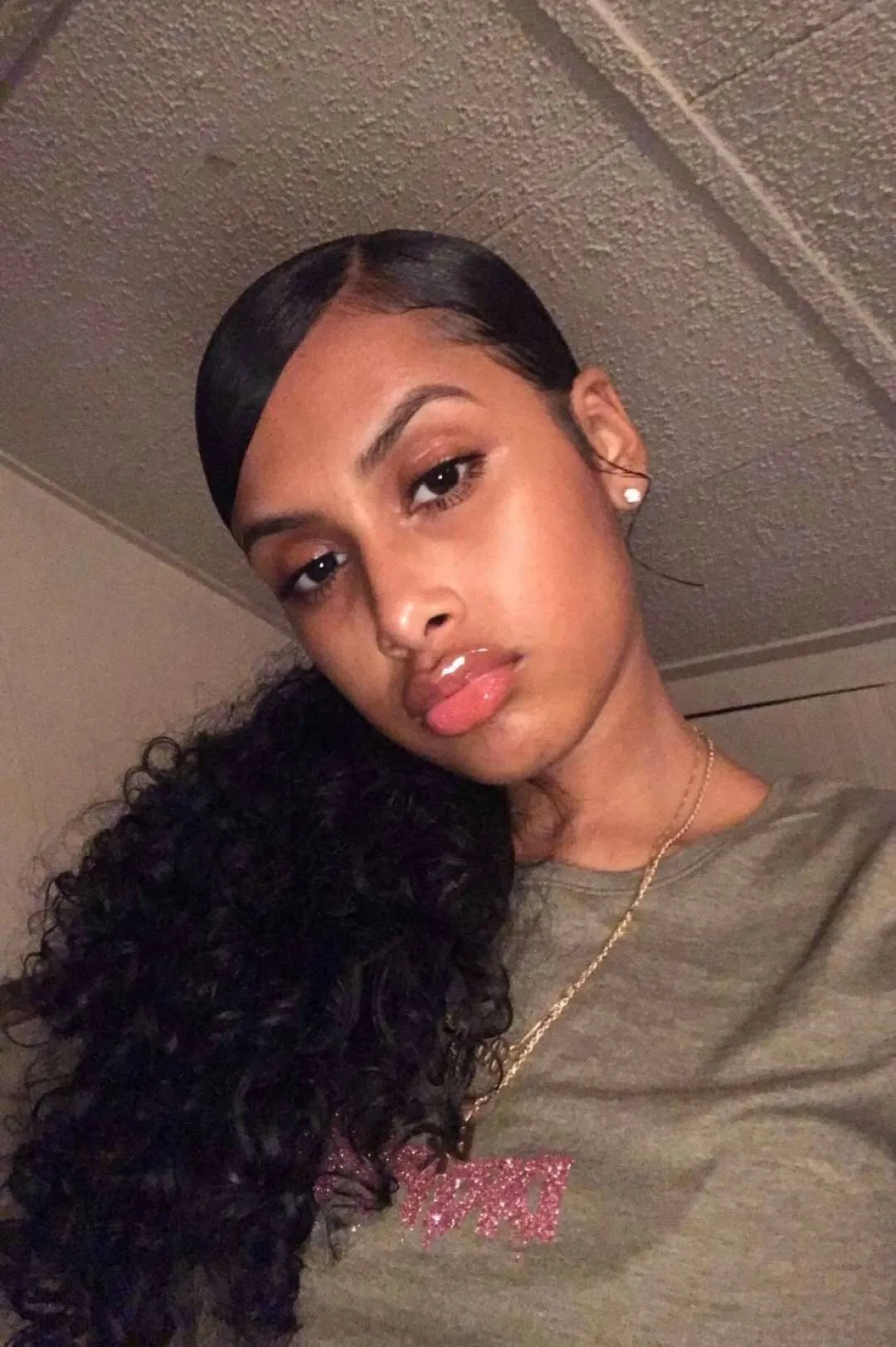 Side Part Low Natural Curly Human Hair Ponytail Hairpiece Clip In ...