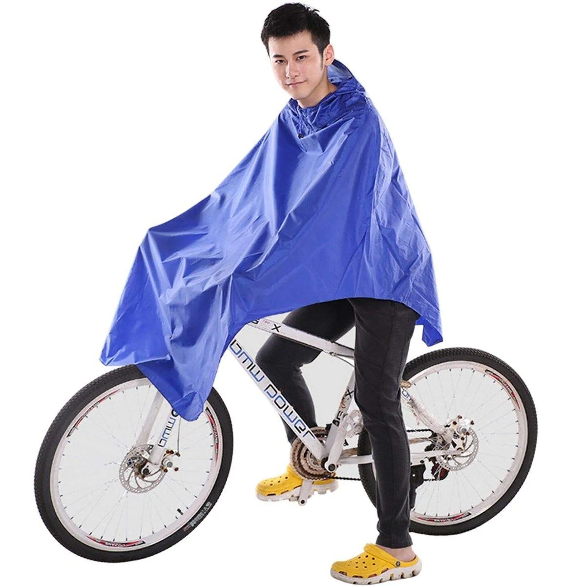 Cycling Rain Gear: Lightweight Bike Rain Cape Poncho - Rainproof ...