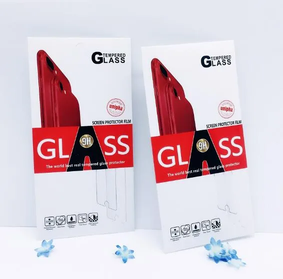 Color Retail Package Boxes Premium Tempered Glass Screen Protector ...