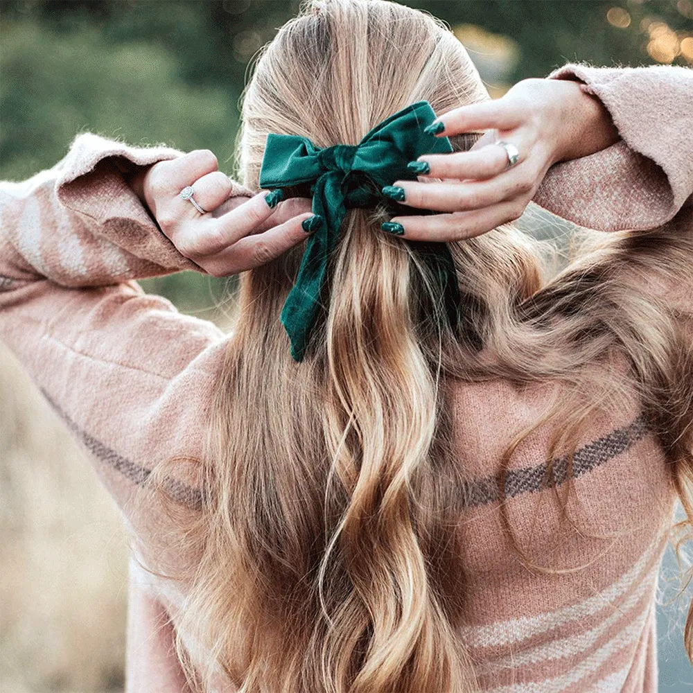 Amazon Hot Sale New Listing Bow Hair Ties Wholesale Custom Women ...
