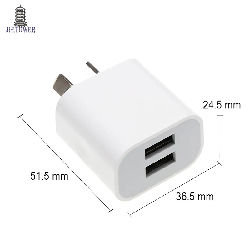 5V 2USB 2 Usb Power Supply Adapter Phone Charger Adapter Plug Power ...