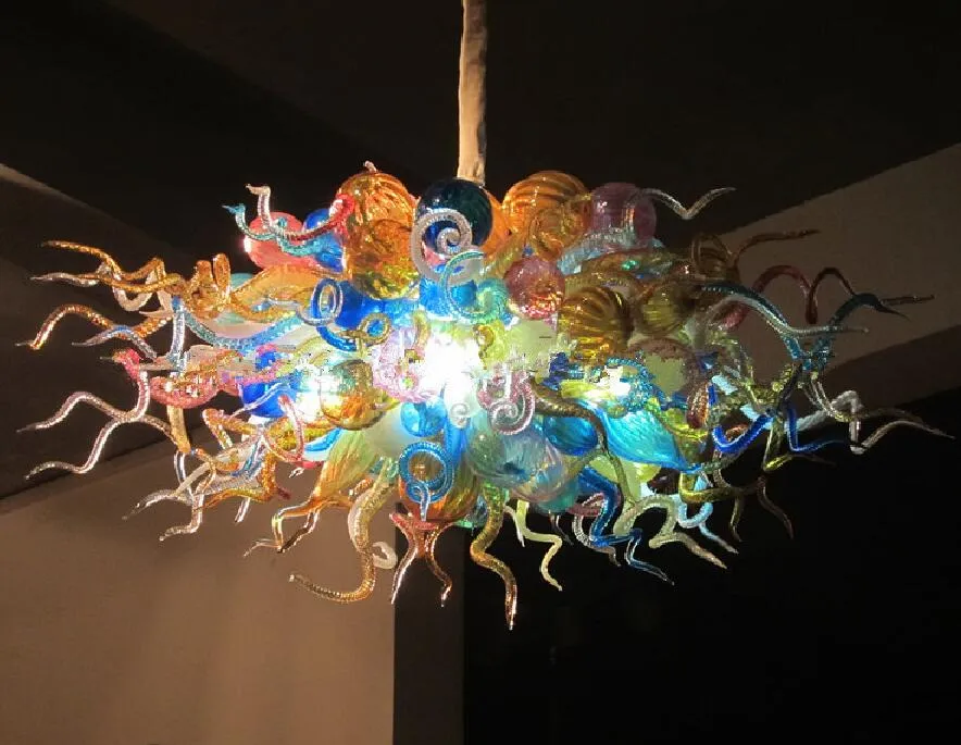 Murano Glass Bubble Chandelier LED Pendant Light 6-8 Lights 25 Inch+ ...