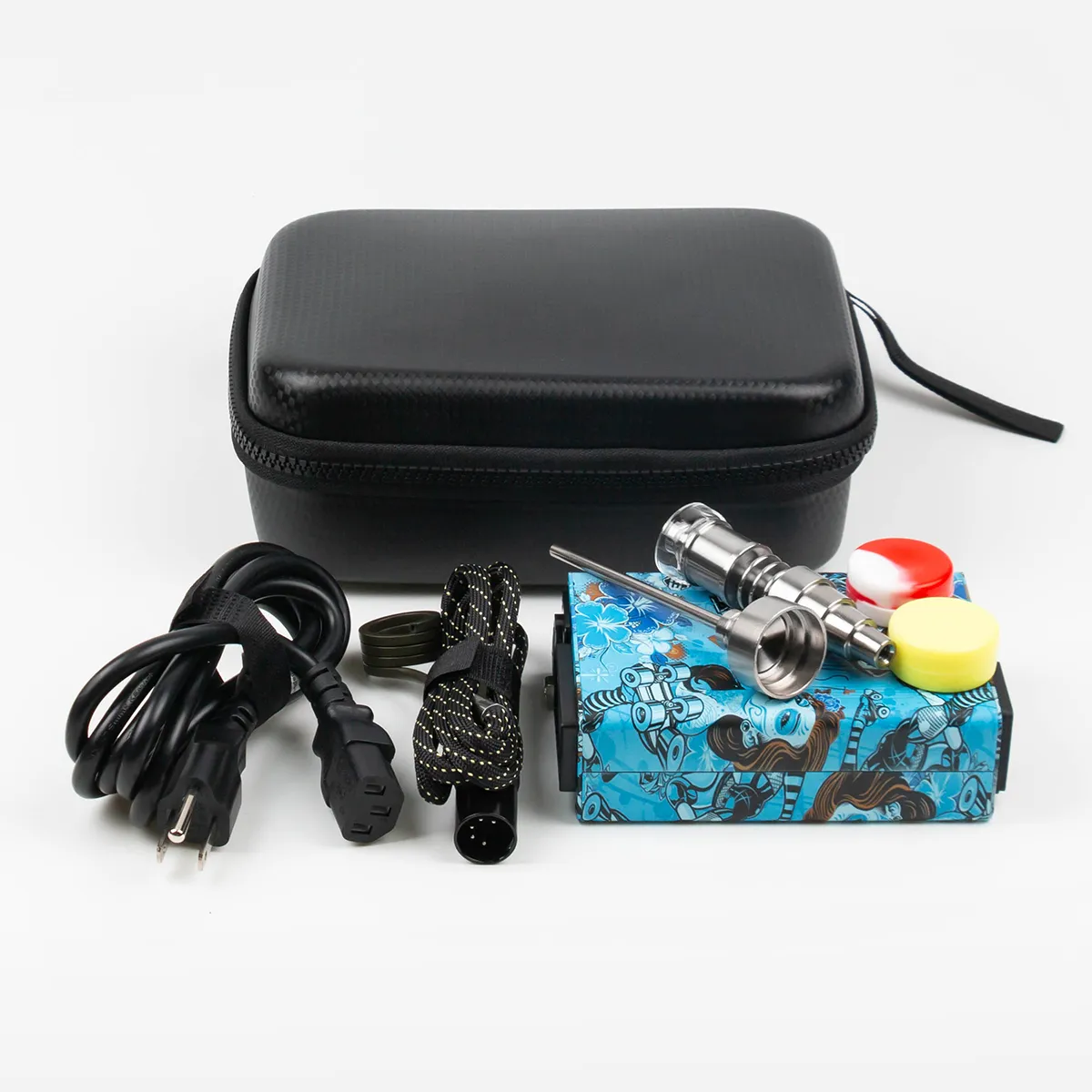 Electric Dab Nail Kit | Quartz & Titanium Dabber Box | 14mm Male ...