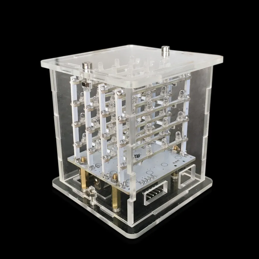 Wholesale New 4x4x 4 LED Cube Kit With FTDI Module And Manual VasRC For ...