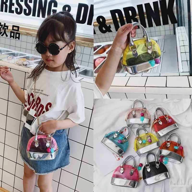 Transparent PVC Clear Shoulder Bag For Kids 7 Candy Colors, Mini ...