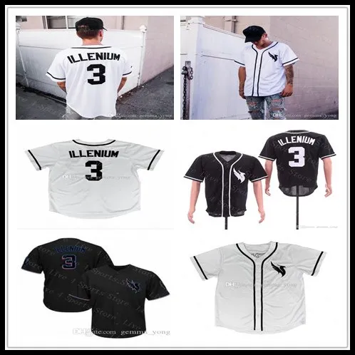 Custom Men Women Youth Kids 3 ILLENIUM Baseball... From Gemma_young ...