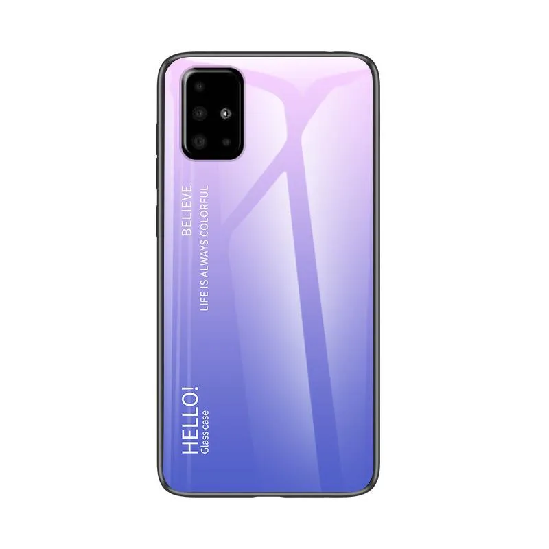 Gradient Color Phone Cases For Samsung Galaxy Note10plus M80/S10lite ...
