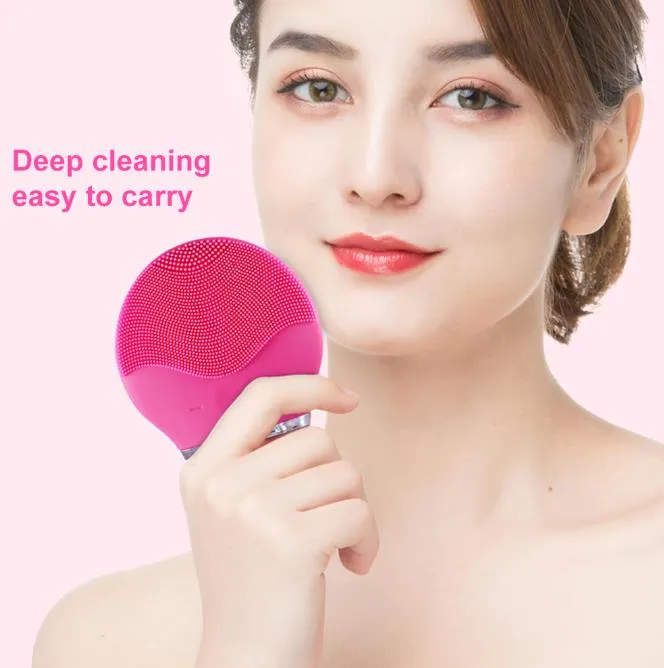 Professional Ultrasonic Vibration Electric Facial Cleansing Face ...