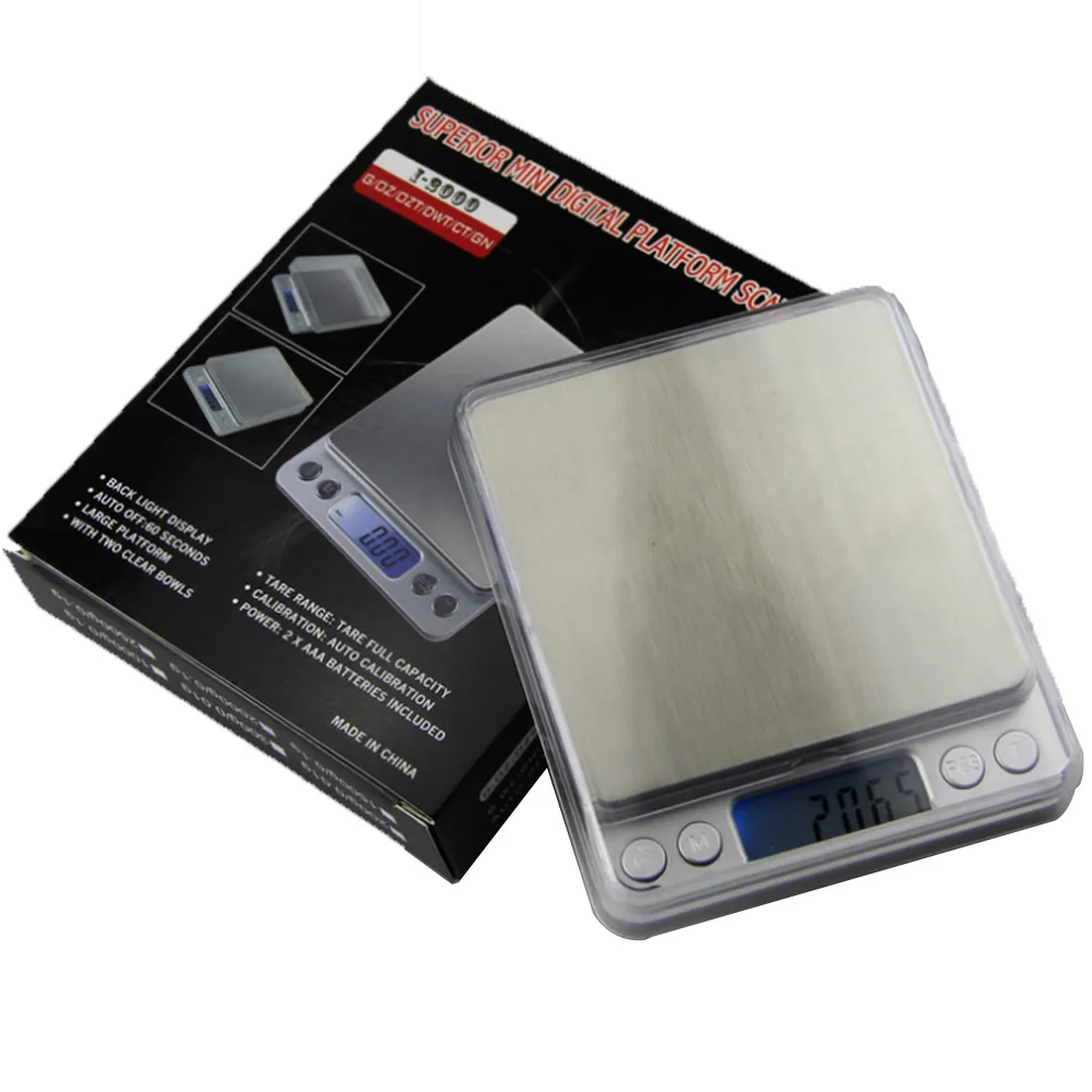 Precision LCD Digital Scales, 500g to 123kg, Mini Electronic Grams ...