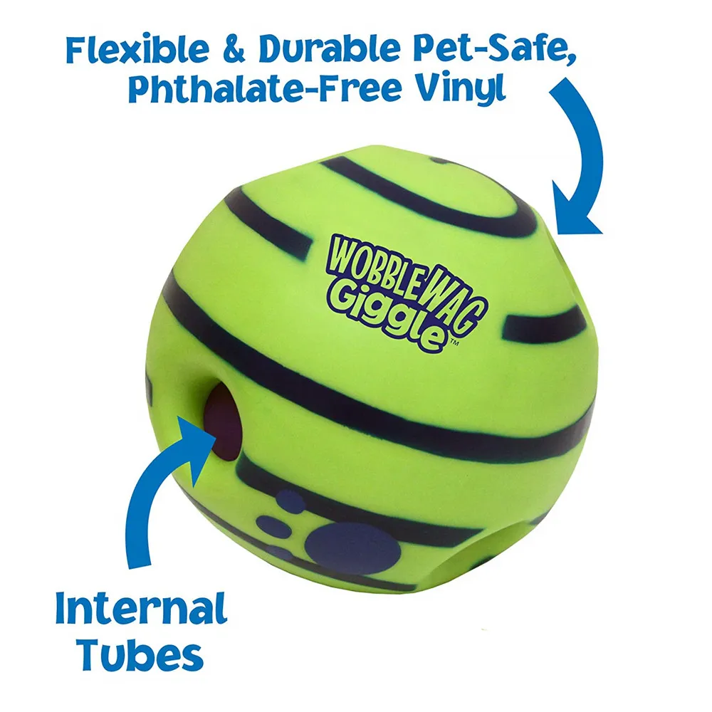 Bouncing Ball For Dogs Fun Giggle Sounds Ball, Interactive Jumping Dog ...